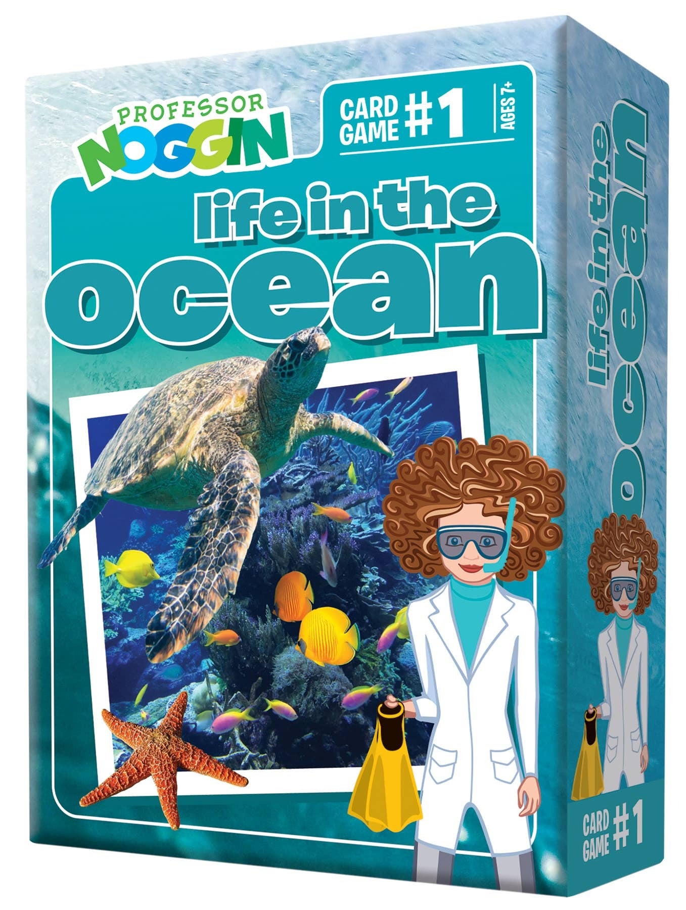 Prof. Noggin Life in the Ocean Card Game | The Karen Beasley Sea Turtle ...